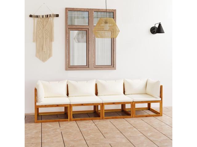 Click here for vidaXL Patio Lounge Set Sectional Sofa with Cushio... prices