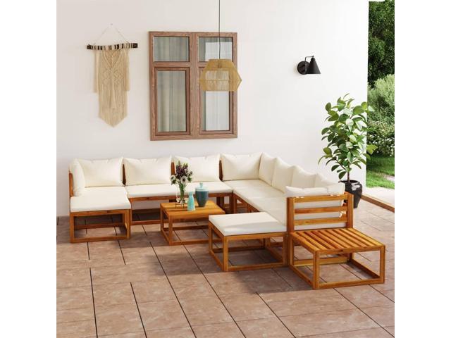 Click here for vidaXL Patio Lounge Set Outdoor Sectional Sofa Set... prices