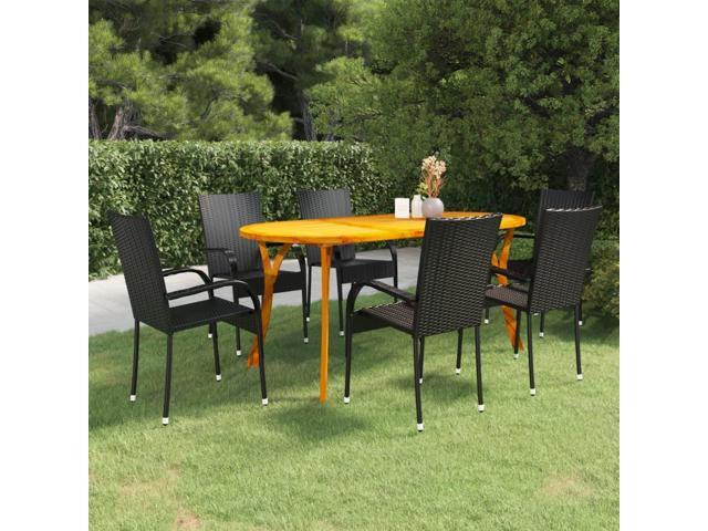 Click here for vidaXL Patio Dining Set Outdoor Dining Set Table a... prices