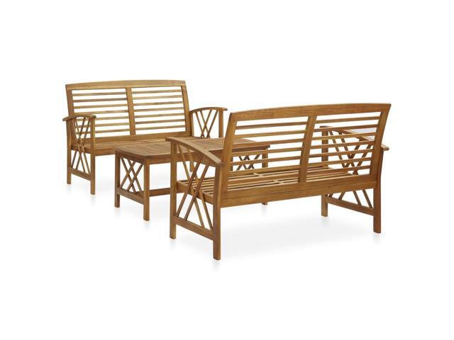 Click here for vidaXL Patio Furniture Set 3 Piece Bench Seat with... prices