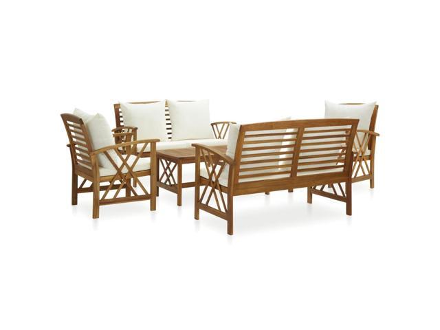 Click here for vidaXL Patio Furniture Set 5 Piece Bench Seat with... prices