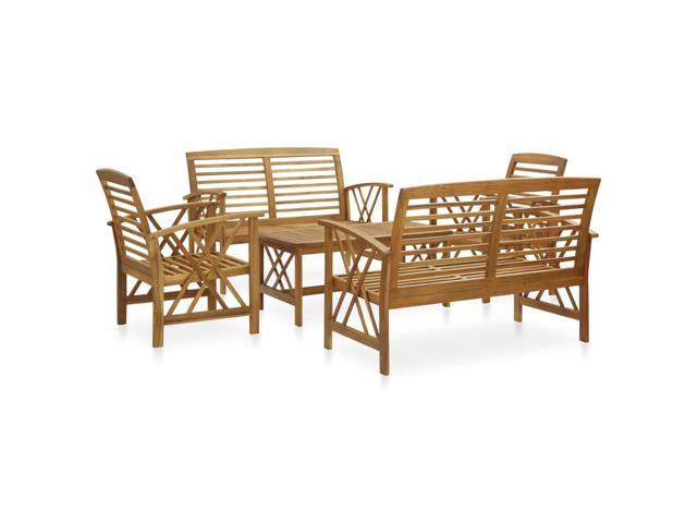 Click here for vidaXL Patio Furniture Set 5 Piece Bench Seat with... prices