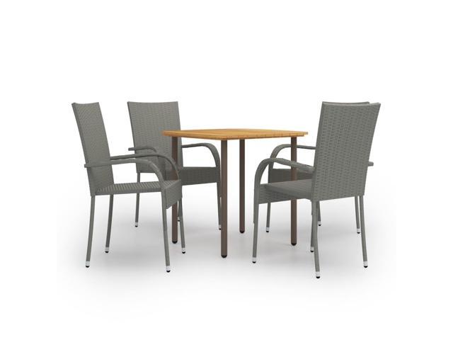 Click here for vidaXL Patio Dining Set 5 Piece Outdoor Table and... prices