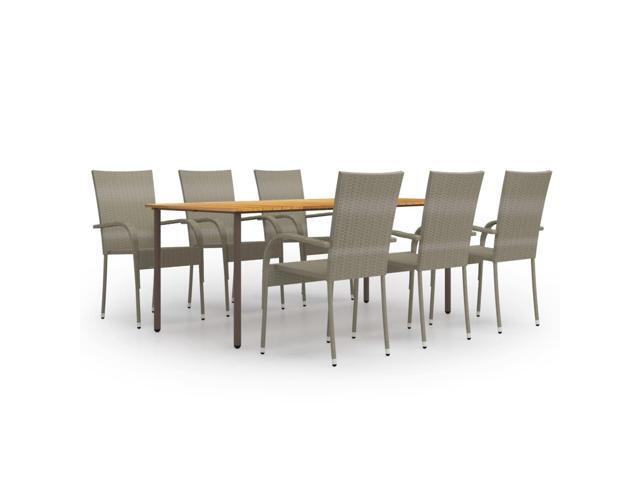 Click here for vidaXL Patio Dining Set Outdoor Table and Chair Se... prices