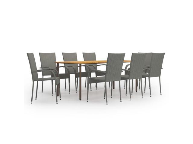 Click here for vidaXL Patio Dining Set Outdoor Table and Chair Se... prices