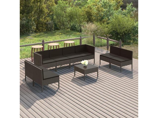 Click here for vidaXL Patio Lounge Set Outdoor Sectional Sofa Set... prices