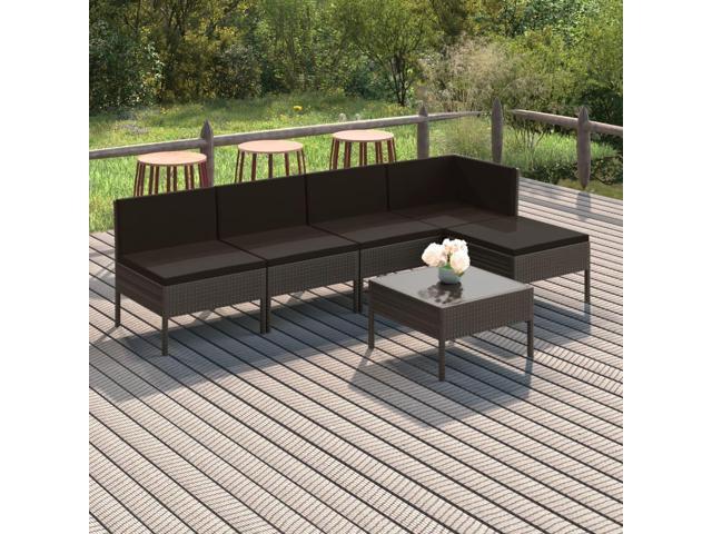 Click here for vidaXL Patio Lounge Set Outdoor Sectional Sofa Set... prices