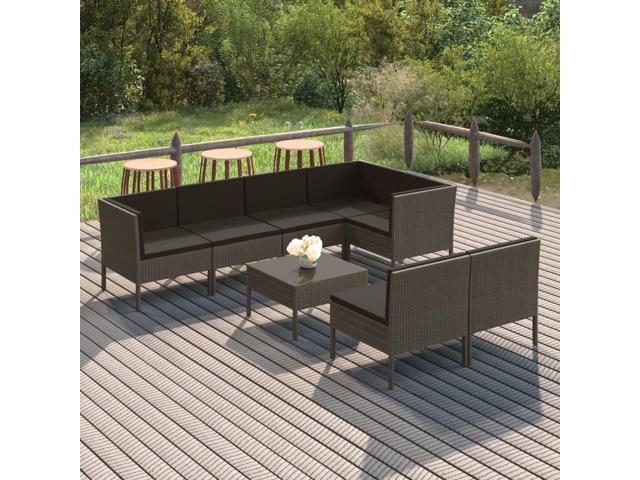 Click here for vidaXL Patio Lounge Set Outdoor Sectional Sofa Set... prices