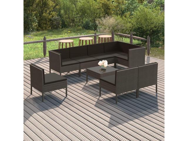 Click here for vidaXL Patio Lounge Set Outdoor Sectional Sofa Set... prices