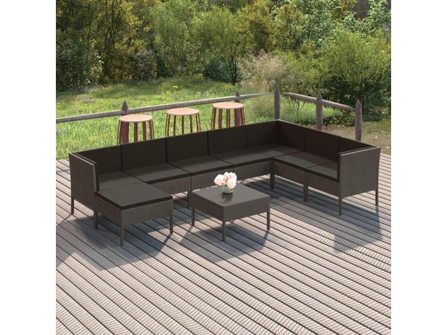 Click here for vidaXL Patio Lounge Set Outdoor Sectional Sofa Set... prices