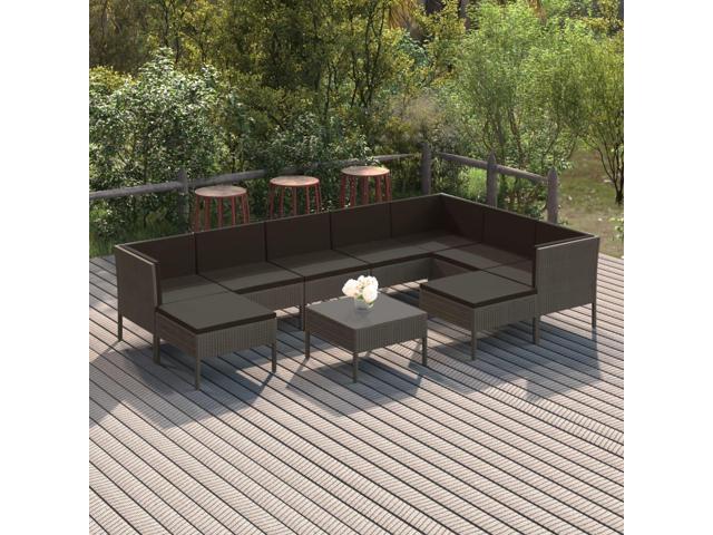 Click here for vidaXL Patio Lounge Set Outdoor Sectional Sofa Set... prices