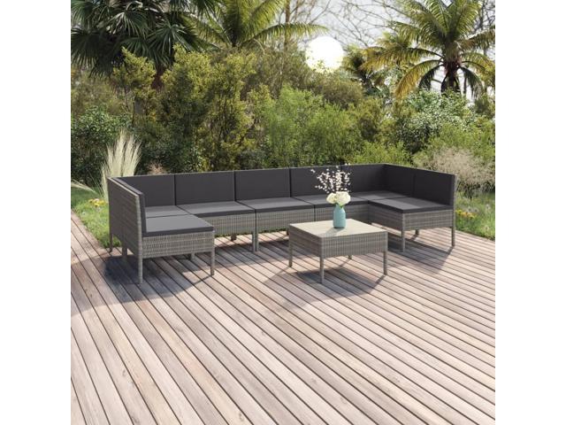 Click here for vidaXL Patio Lounge Set Outdoor Sectional Sofa Set... prices