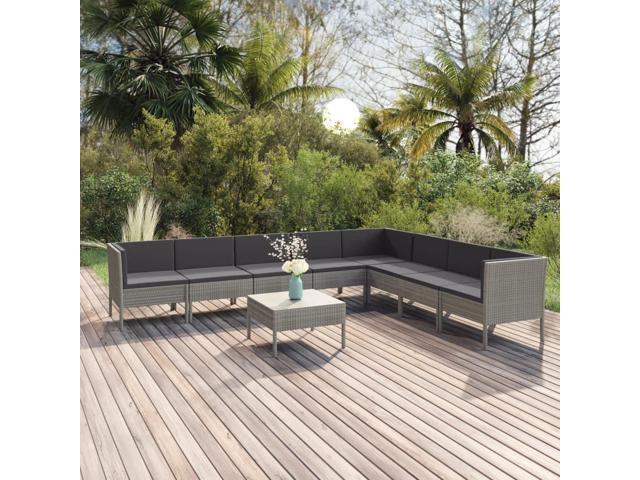 Click here for vidaXL Garden Lounge Set Patio Sectional Sofa Couc... prices