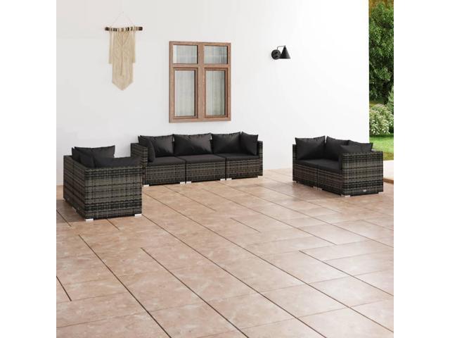 Click here for vidaXL Patio Lounge Set Outdoor Sectional Sofa Set... prices