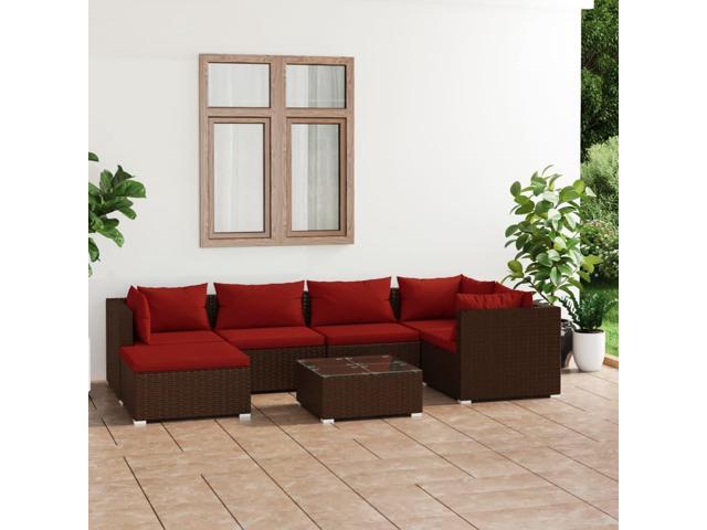 Click here for vidaXL Patio Lounge Set Outdoor Sectional Sofa Set... prices