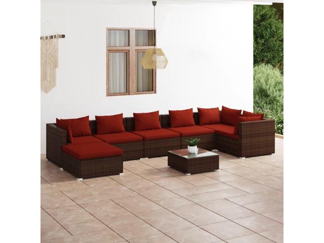 Click here for vidaXL Patio Lounge Set Outdoor Sectional Sofa Set... prices