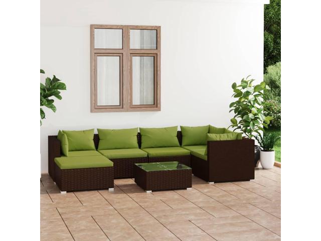 Click here for vidaXL Patio Lounge Set Outdoor Sectional Sofa Set... prices