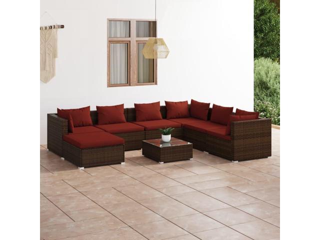 Click here for vidaXL Patio Lounge Set Outdoor Sectional Sofa Set... prices