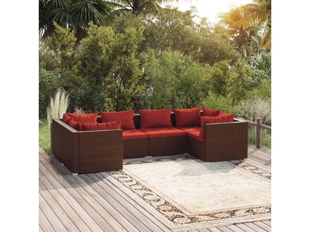 Click here for vidaXL Patio Lounge Set Outdoor Sectional Sofa Set... prices