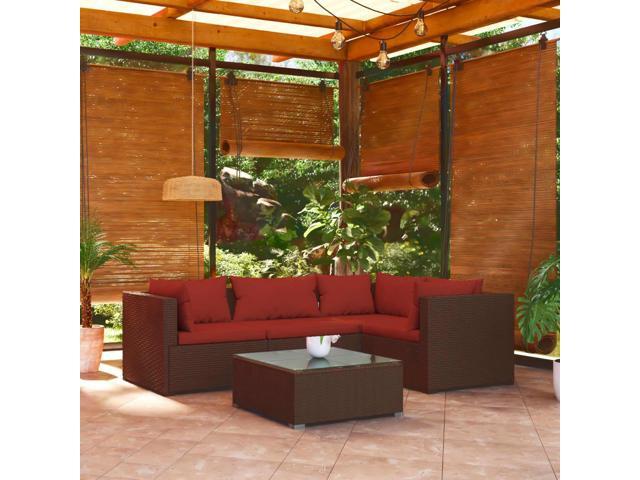 Click here for vidaXL Patio Lounge Set Outdoor Sectional Sofa Set... prices