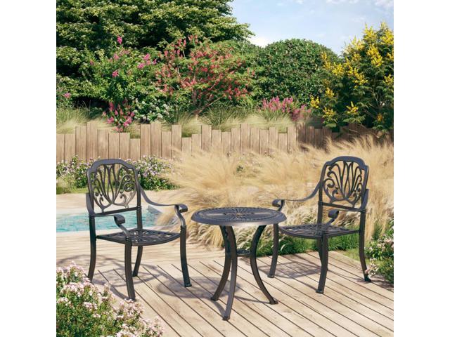 Click here for vidaXL Bistro Set Table and Chair Bistro Table 3 P... prices