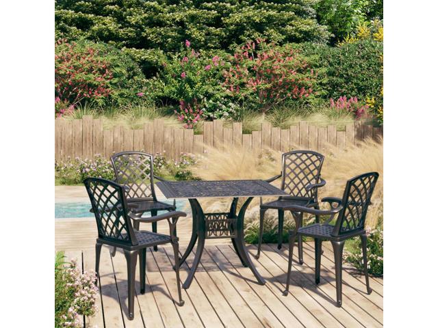 Click here for vidaXL Bistro Set Table and Chair Bistro Table 5 P... prices