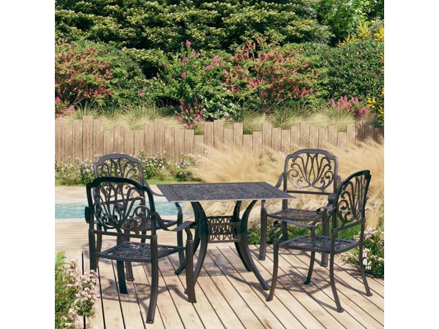 Click here for vidaXL Bistro Set Table and Chair Bistro Table 5 P... prices