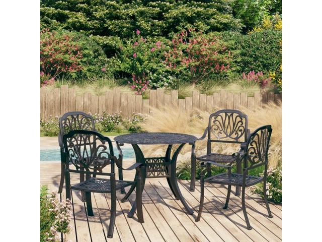 Click here for vidaXL Bistro Set Table and Chair Bistro Table 5 P... prices