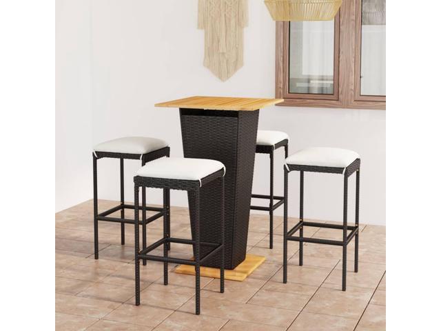 Click here for vidaXL Patio Bar Set Bistro Set Bar Stool Table 5... prices