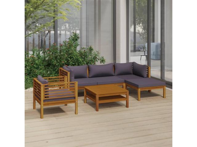 Click here for vidaXL Patio Lounge Set Outdoor Sectional Sofa Set... prices