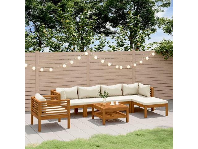 Click here for vidaXL Patio Lounge Set Outdoor Sectional Sofa Set... prices