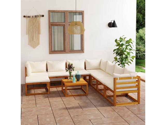 Click here for vidaXL Patio Lounge Set Outdoor Sectional Sofa Set... prices