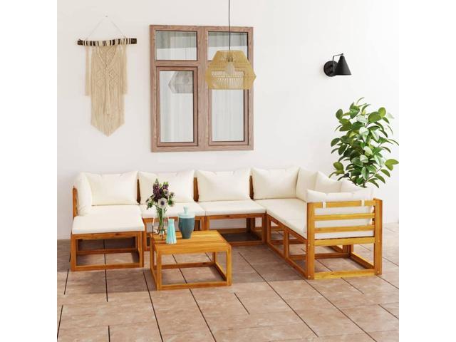 Click here for vidaXL Patio Lounge Set Outdoor Sectional Sofa Set... prices