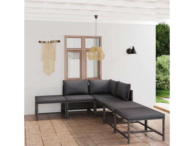 Click here for vidaXL Patio Lounge Set 6 Piece Sectional Sofa wit... prices