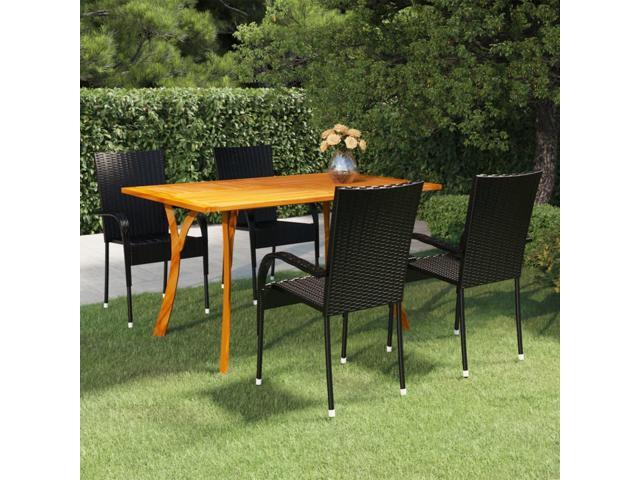 Click here for vidaXL Patio Dining Set Outdoor Dining Set Table a... prices