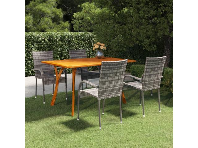 Click here for vidaXL Patio Dining Set Outdoor Dining Set Table a... prices
