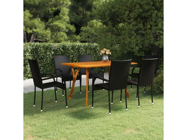 Click here for vidaXL Patio Dining Set Outdoor Dining Set Table a... prices
