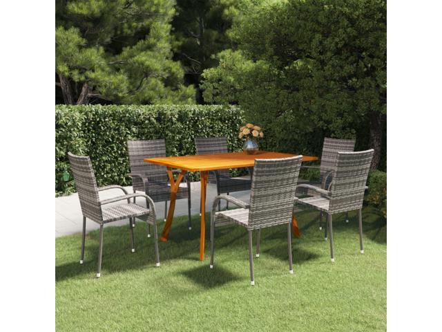 Click here for vidaXL Patio Dining Set Outdoor Dining Set Table a... prices