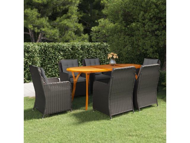 Click here for vidaXL Patio Dining Set Outdoor Dining Set Table a... prices