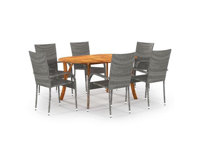 Click here for vidaXL Patio Dining Set Outdoor Dining Set Table a... prices