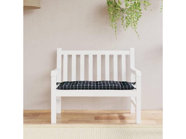 Click here for vidaXL Bench Cushion Outdoor Patio Seat Pad Black... prices