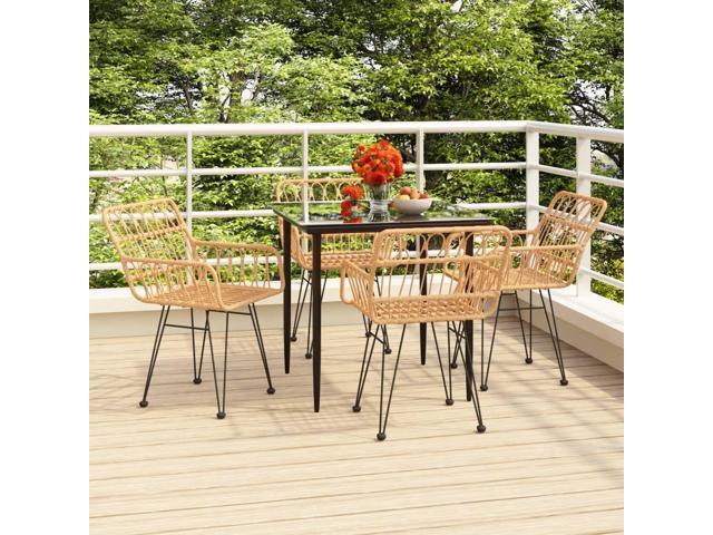 Click here for vidaXL Patio Dining Set Outdoor Furniture Conversa... prices