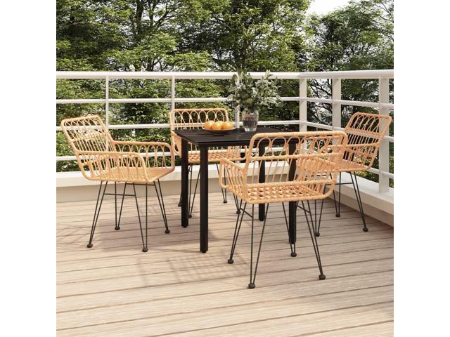 Click here for vidaXL Patio Dining Set Outdoor Furniture Conversa... prices