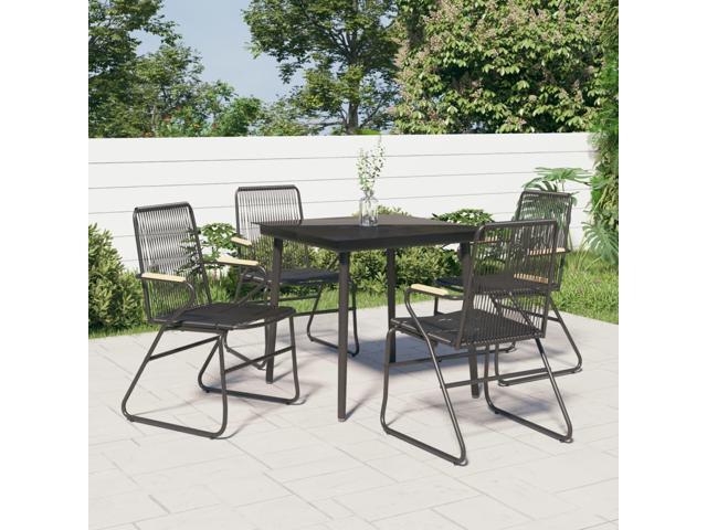 Click here for vidaXL Patio Dining Set 5 Piece Conversation Set w... prices
