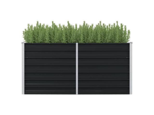 Click here for Raised Garden Bed Anthracite 63x31.5x30.3 Galvaniz... prices
