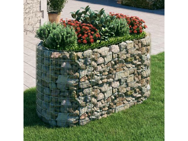 Gabion Raised Bed Galvanized Iron 78.7x39.4x39.4