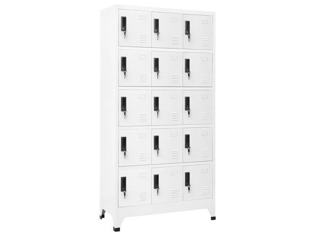 Click here for vidaXL Locker Cabinet Home Office Storage Cabinet... prices