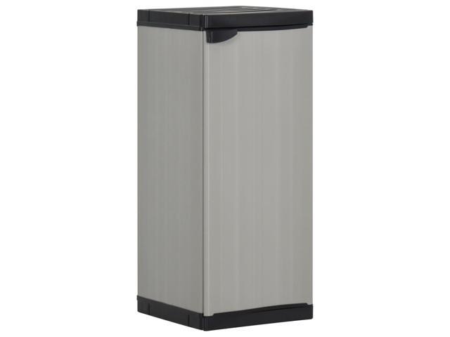 Click here for vidaXL Garden Storage Cabinet with 1 Shelf Freesta... prices