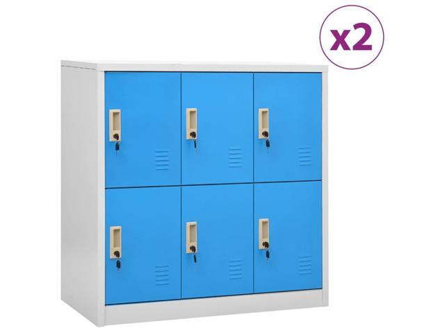 Click here for vidaXL Locker Cabinet Storage File Cabinet 2 Pcs L... prices