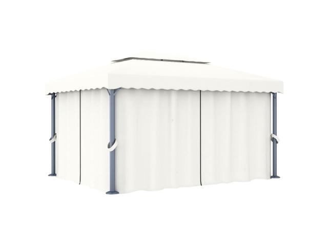Click here for vidaXL Gazebo Canopy Tent Patio Pavilion with Curt... prices